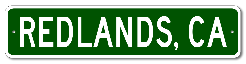 Redlands, California Metal Wall Decor City Limit Sign - Aluminum | eBay