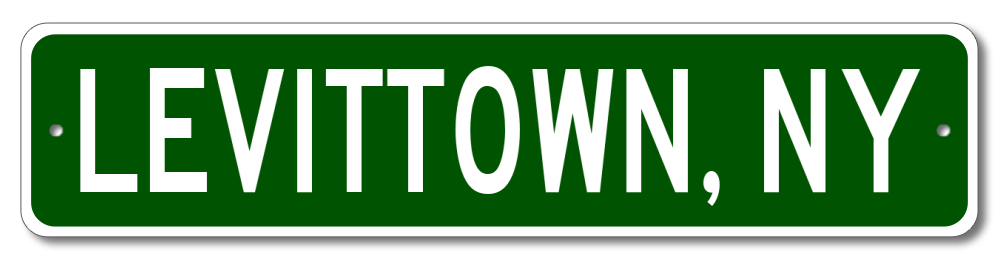 Levittown, New York Metal Wall Decor City Limit Sign - Aluminum | eBay