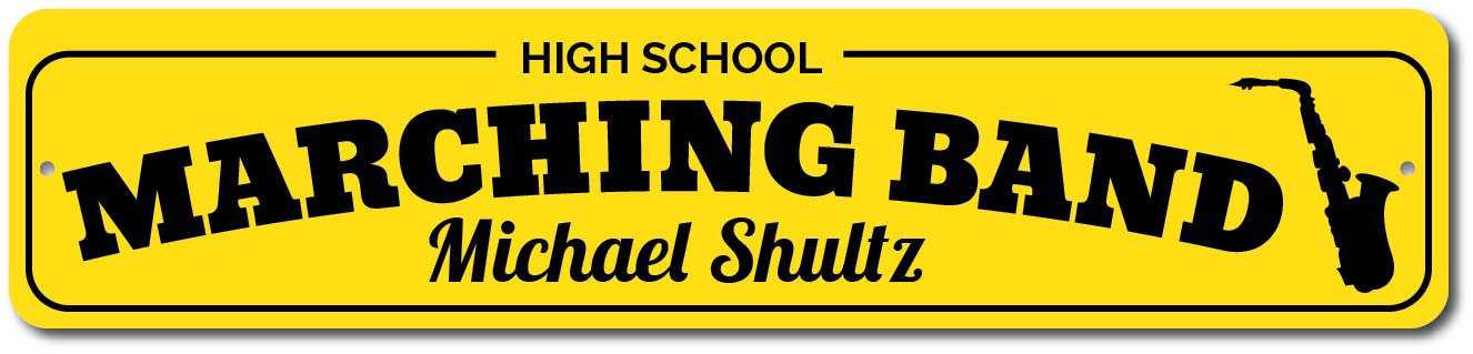 Marching Band Sign, Custom Band Sign, Gift for Band Member, ENSA1002560 ...